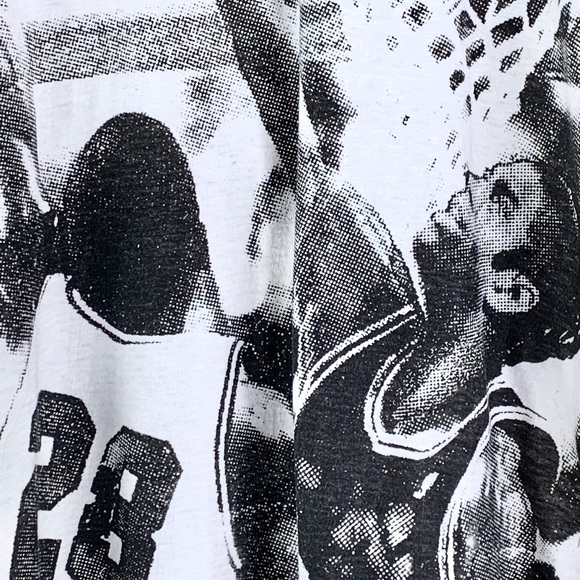 Shirts | Vintage Magic Johnson Vs Michael Jordan Bootleg | Poshmark
